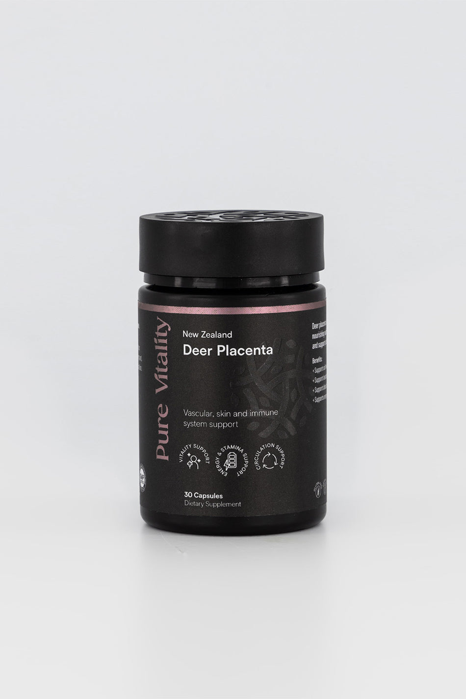 New Zealand Deer Placenta 7000mg Capsules by Pure Vitality – Pure ...